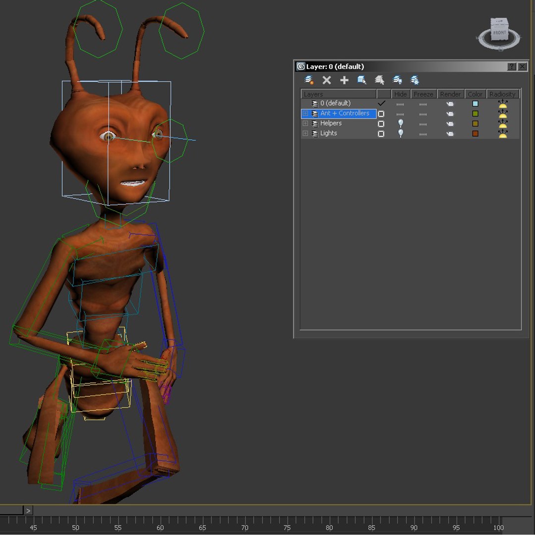 Free 3D Ant Character Cartoon Model - TurboSquid 1446936
