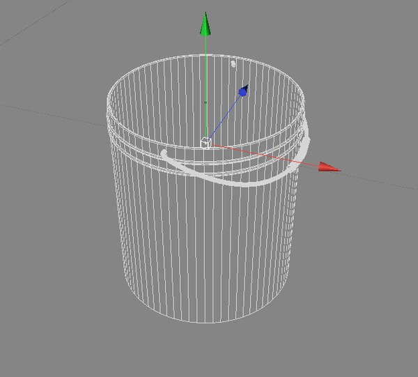 free bucket 3d model