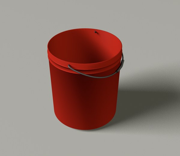 free bucket 3d model