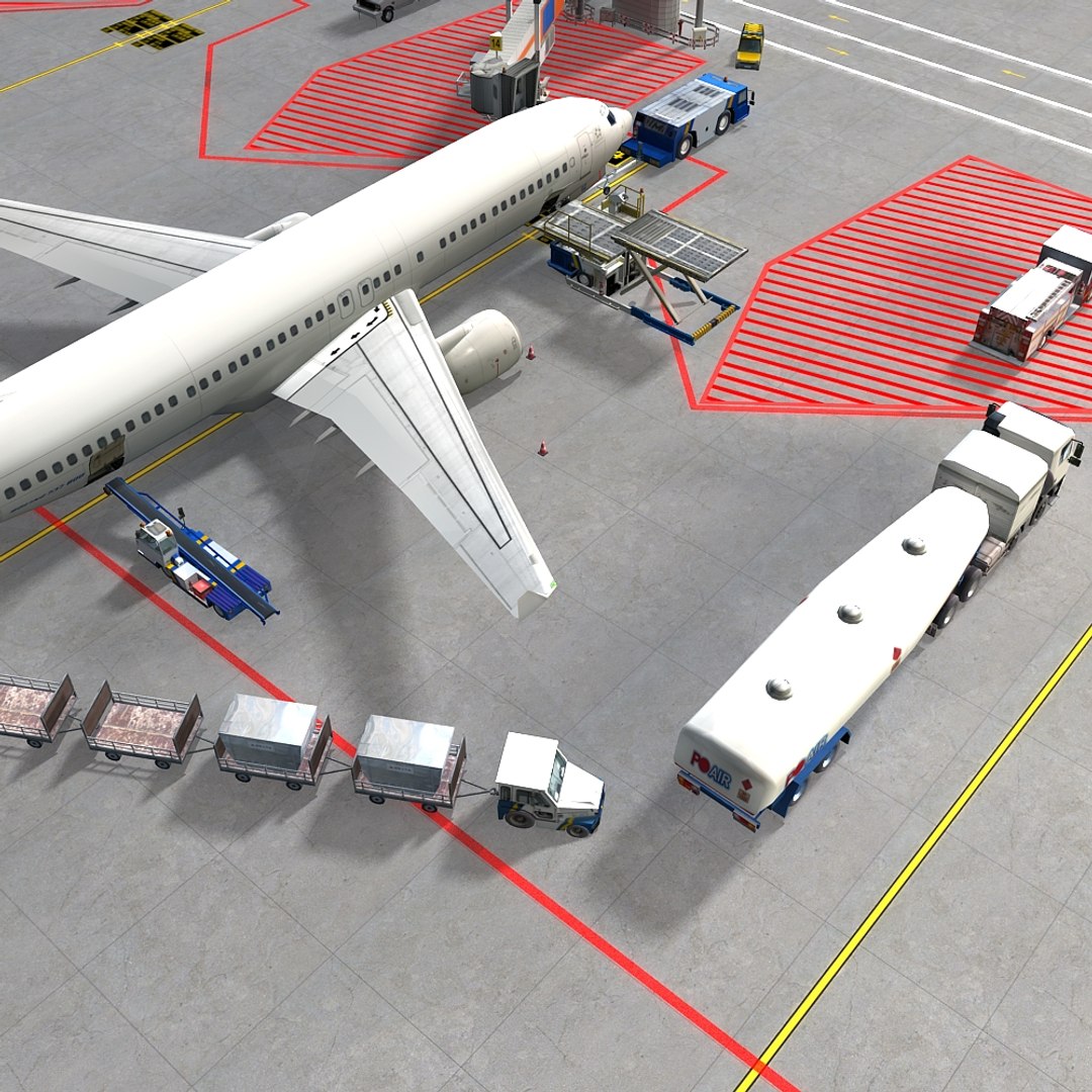 passenger b737-800 airport 2 3d x