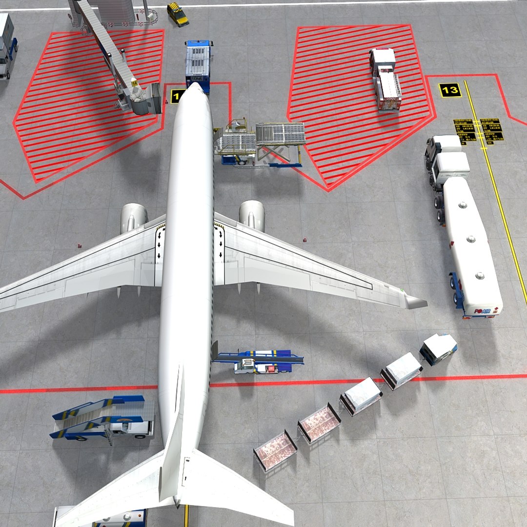 passenger b737-800 airport 2 3d x