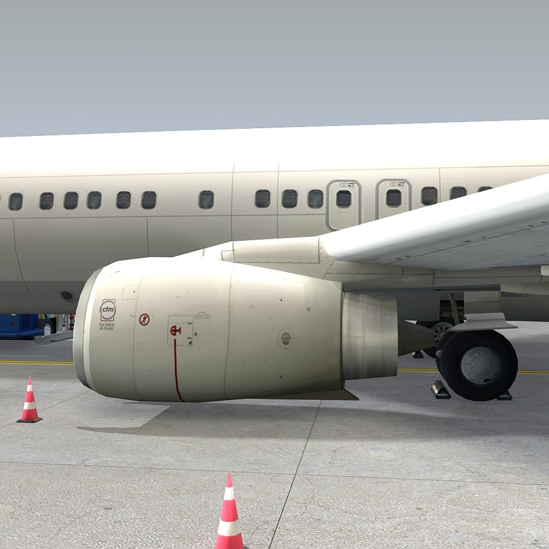 passenger b737-800 airport 2 3d x