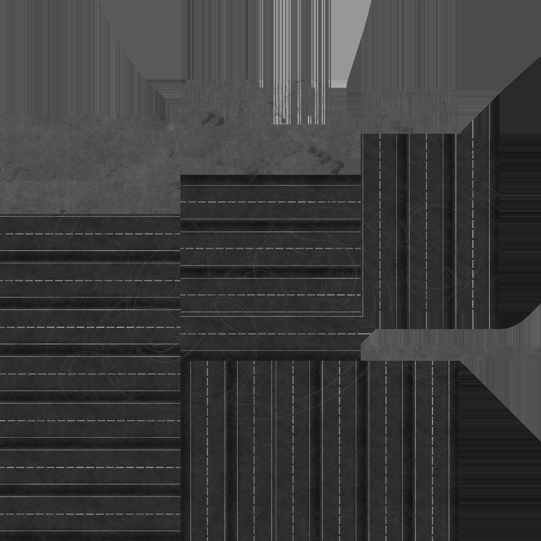 3D Model Dystopian Highway Scene With 8K And 4K Textures - TurboSquid ...