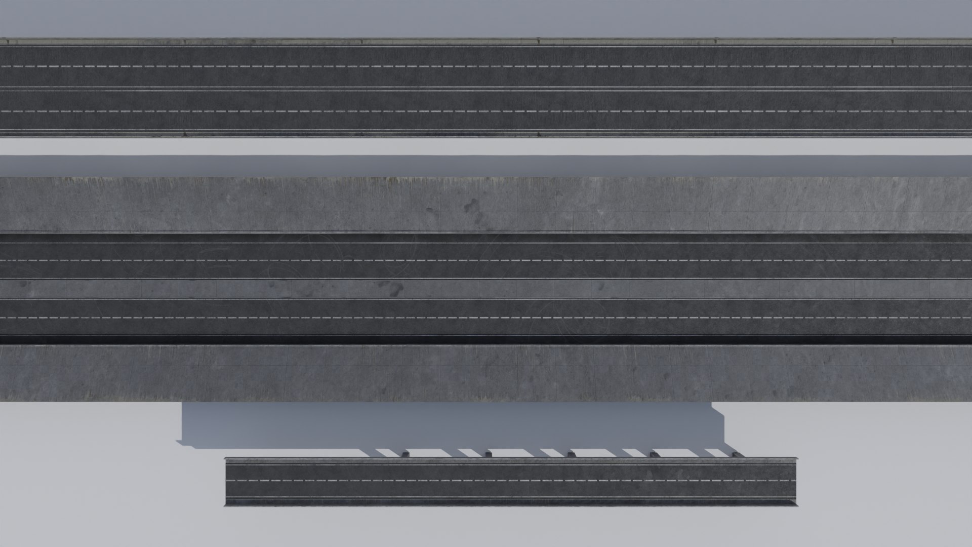 3D Model Dystopian Highway Scene With 8K And 4K Textures - TurboSquid ...