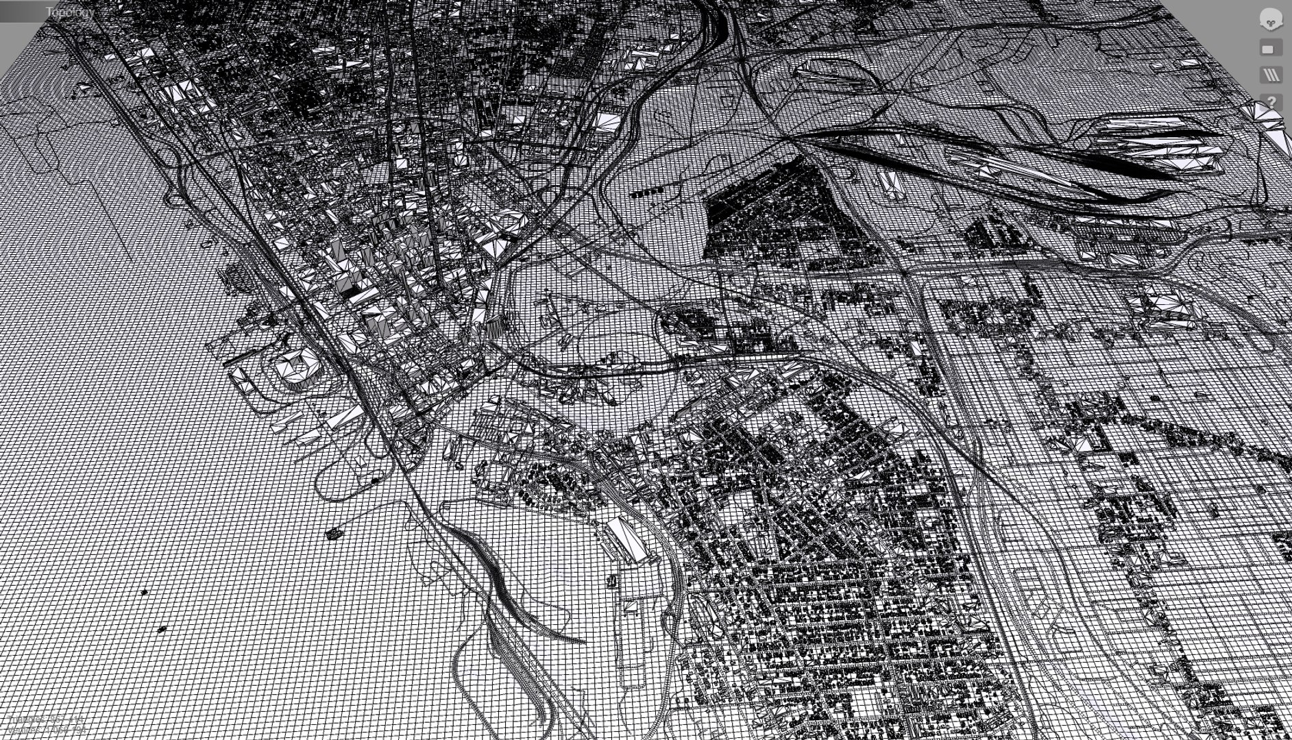 3D Cityscape Cleveland USA model - TurboSquid 1913499