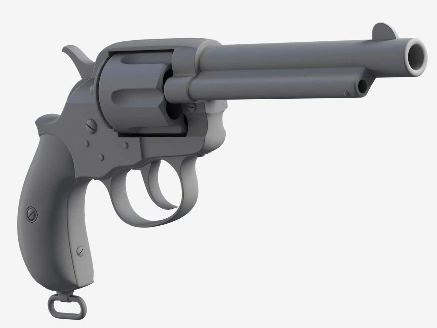 3D colt frontier double action model - TurboSquid 1456849