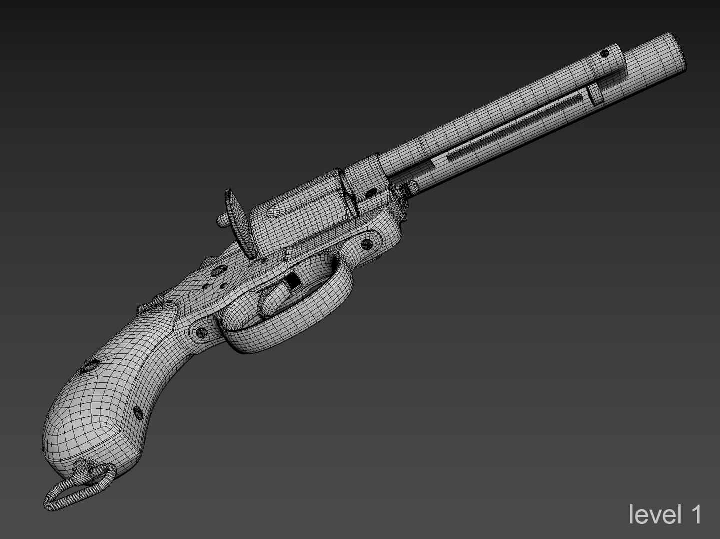 3D colt frontier double action model - TurboSquid 1456849