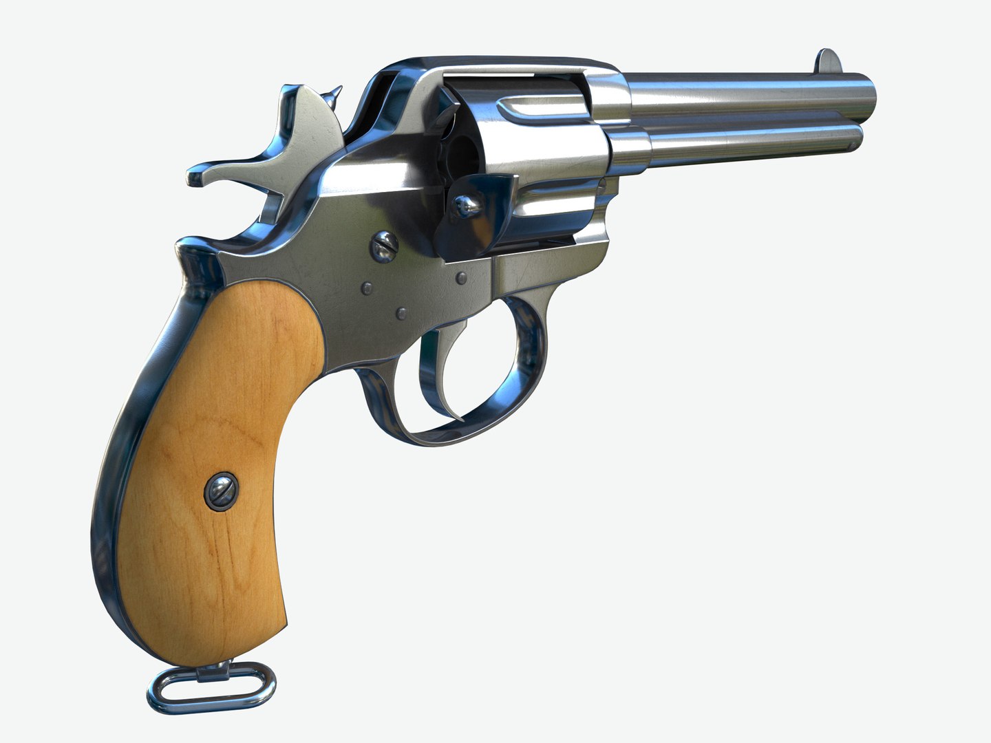 3D colt frontier double action model - TurboSquid 1456849