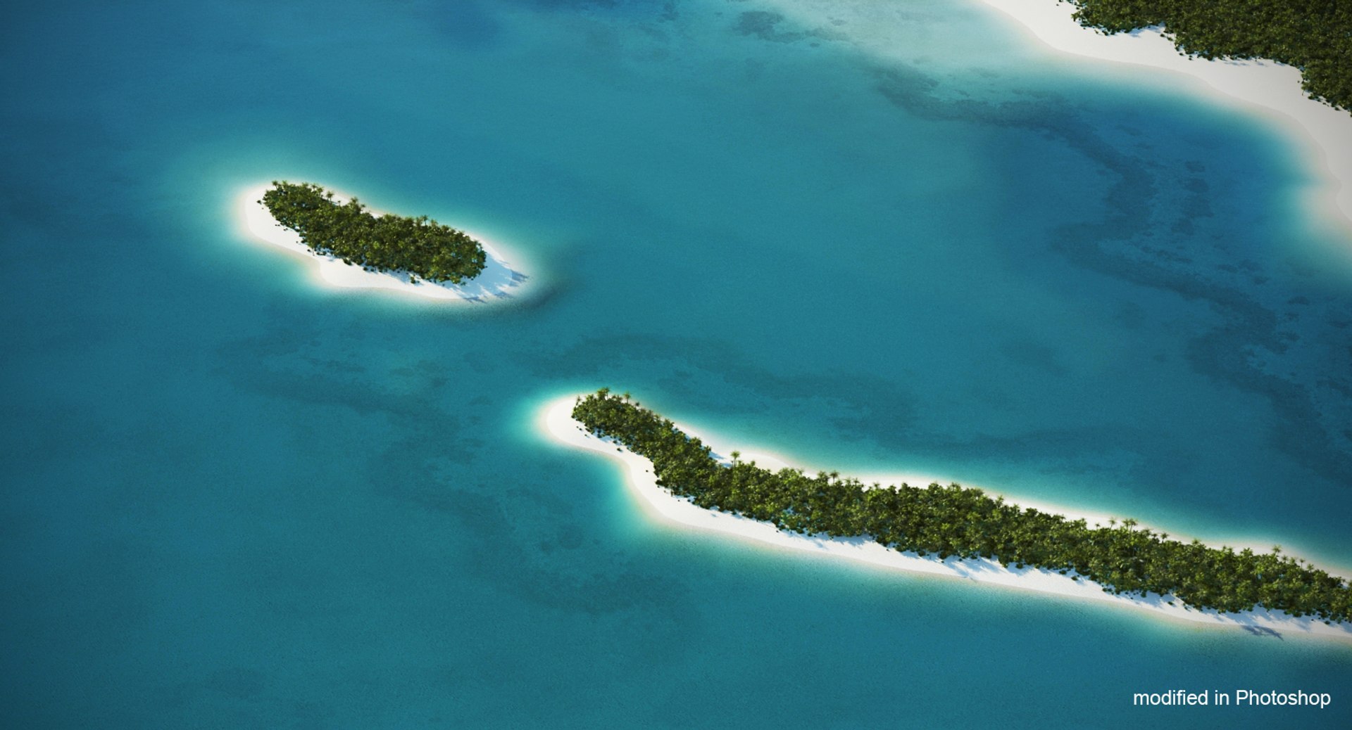 3d Model Tropical Island Mountain Landscape