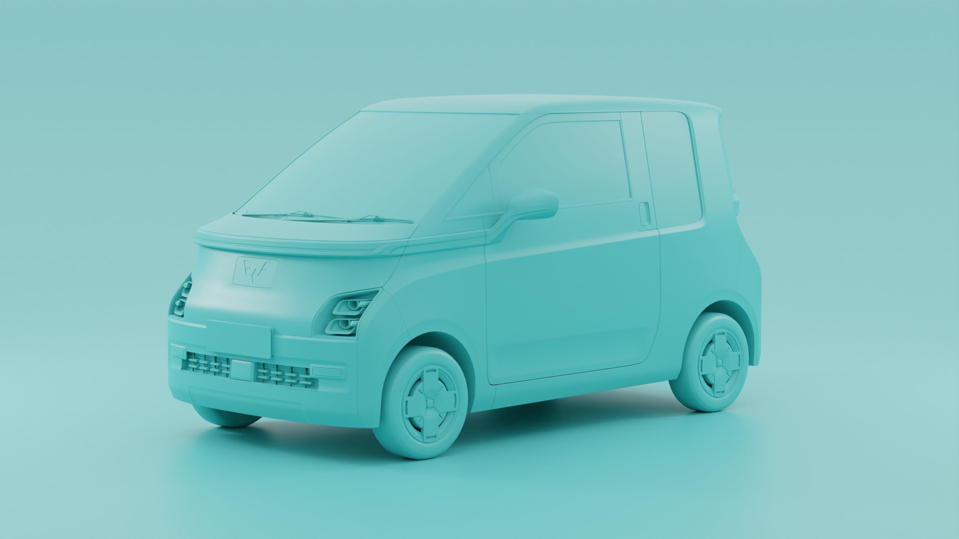 Wuling Air Ev Hq Low Poly No Interior 3d Model Turbosquid 2228079
