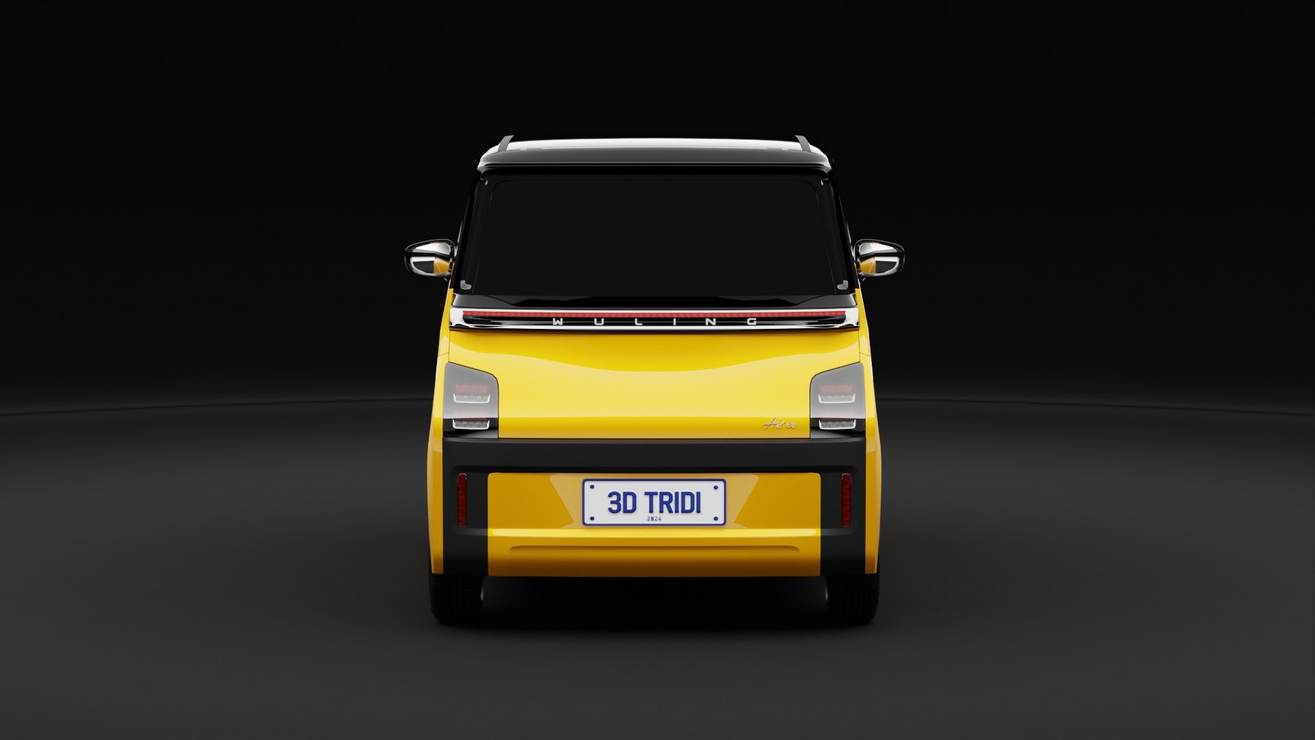 Wuling Air EV HQ Low Poly No Interior 3D Model - TurboSquid 2228079