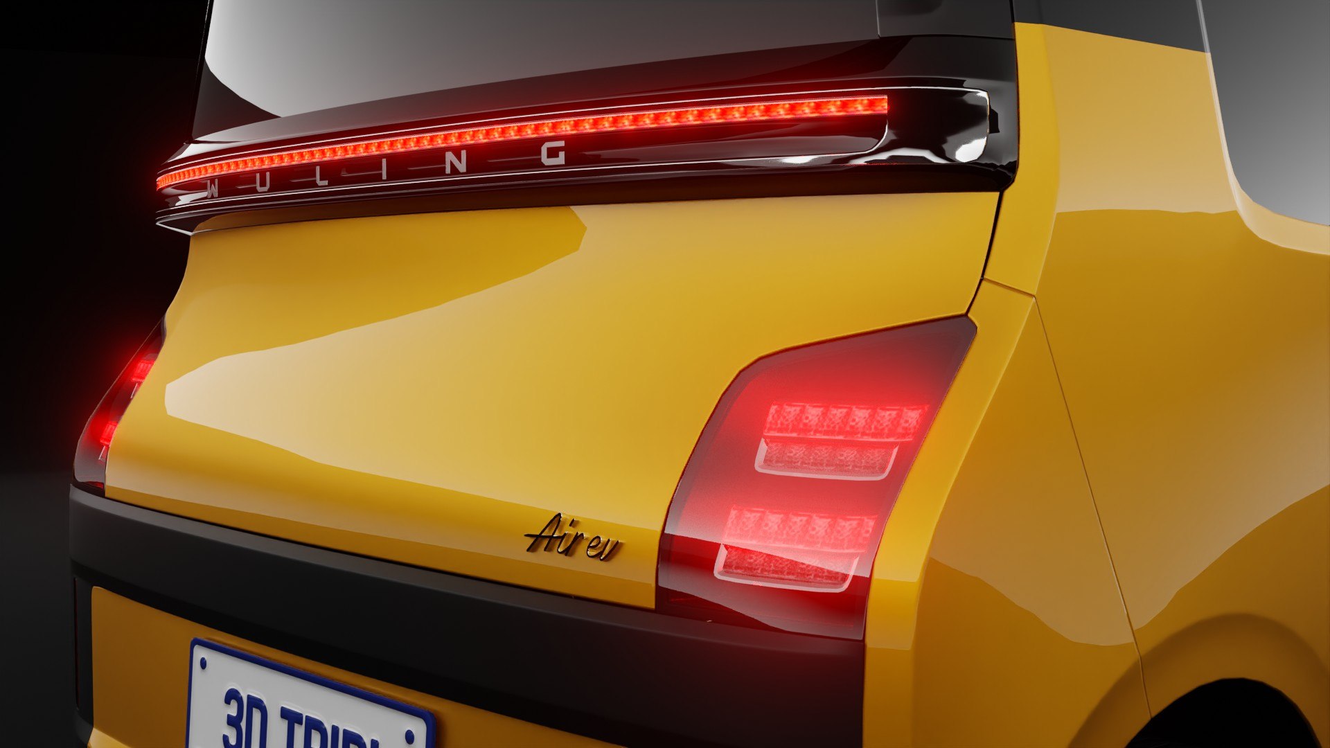 Wuling Air EV HQ Low Poly No Interior 3D Model - TurboSquid 2228079