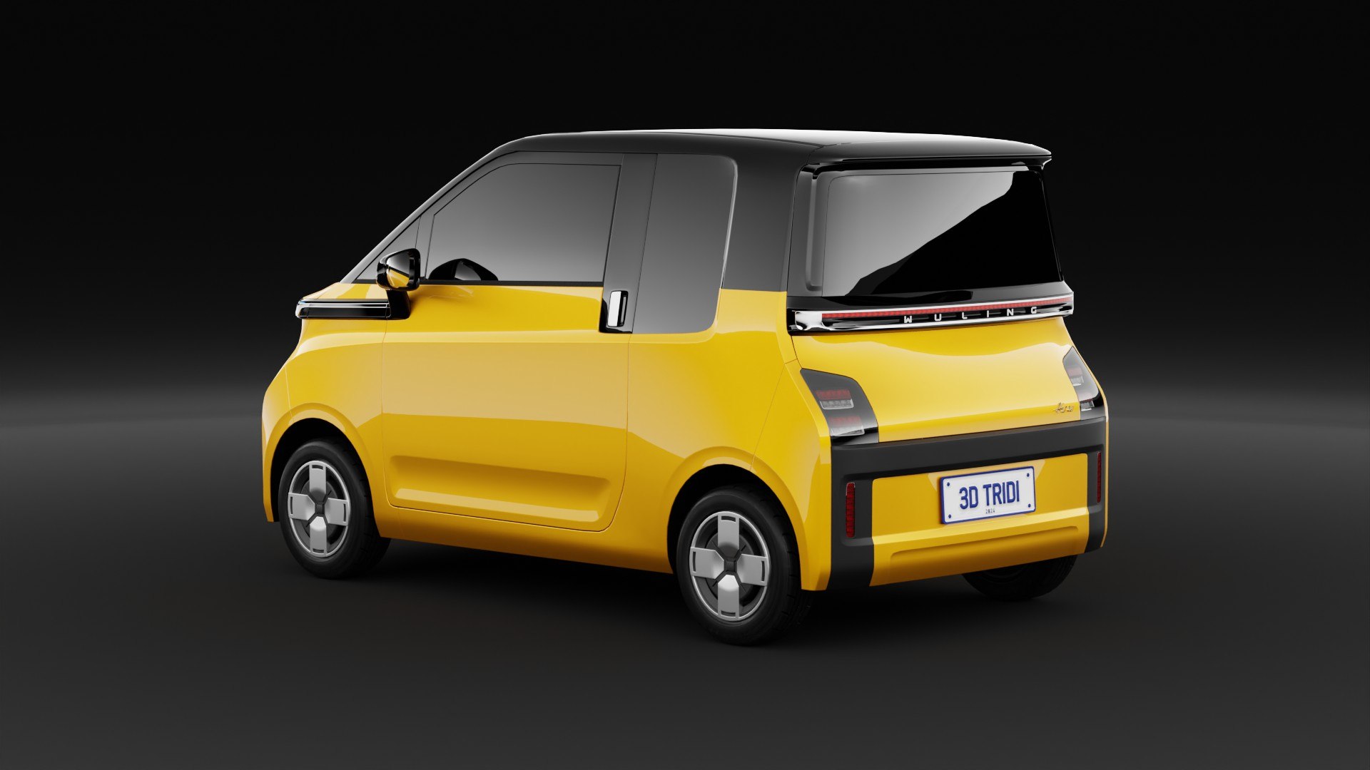 Wuling Air EV HQ Low Poly No Interior 3D Model - TurboSquid 2228079