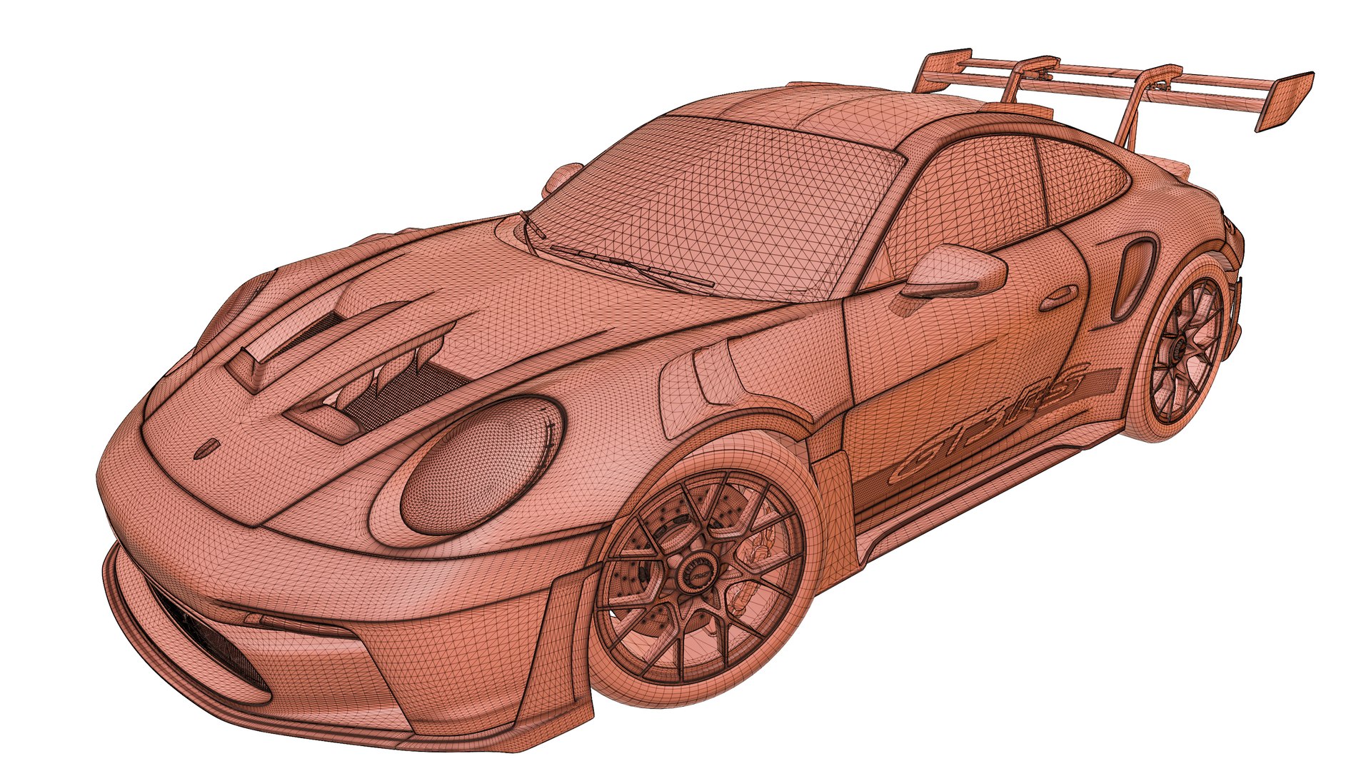 3D Porsche 992 GT3 RS model - TurboSquid 2066919