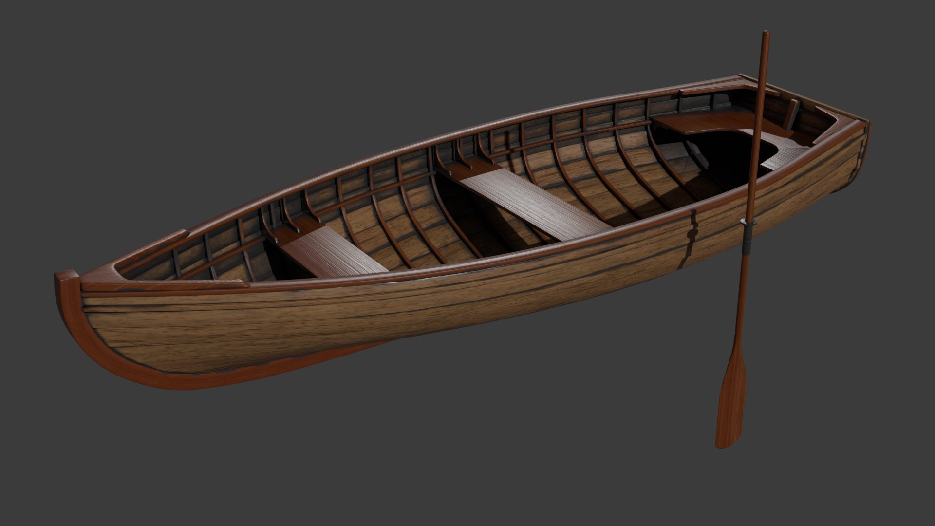 3D Model Rowing Boat - TurboSquid 2174519