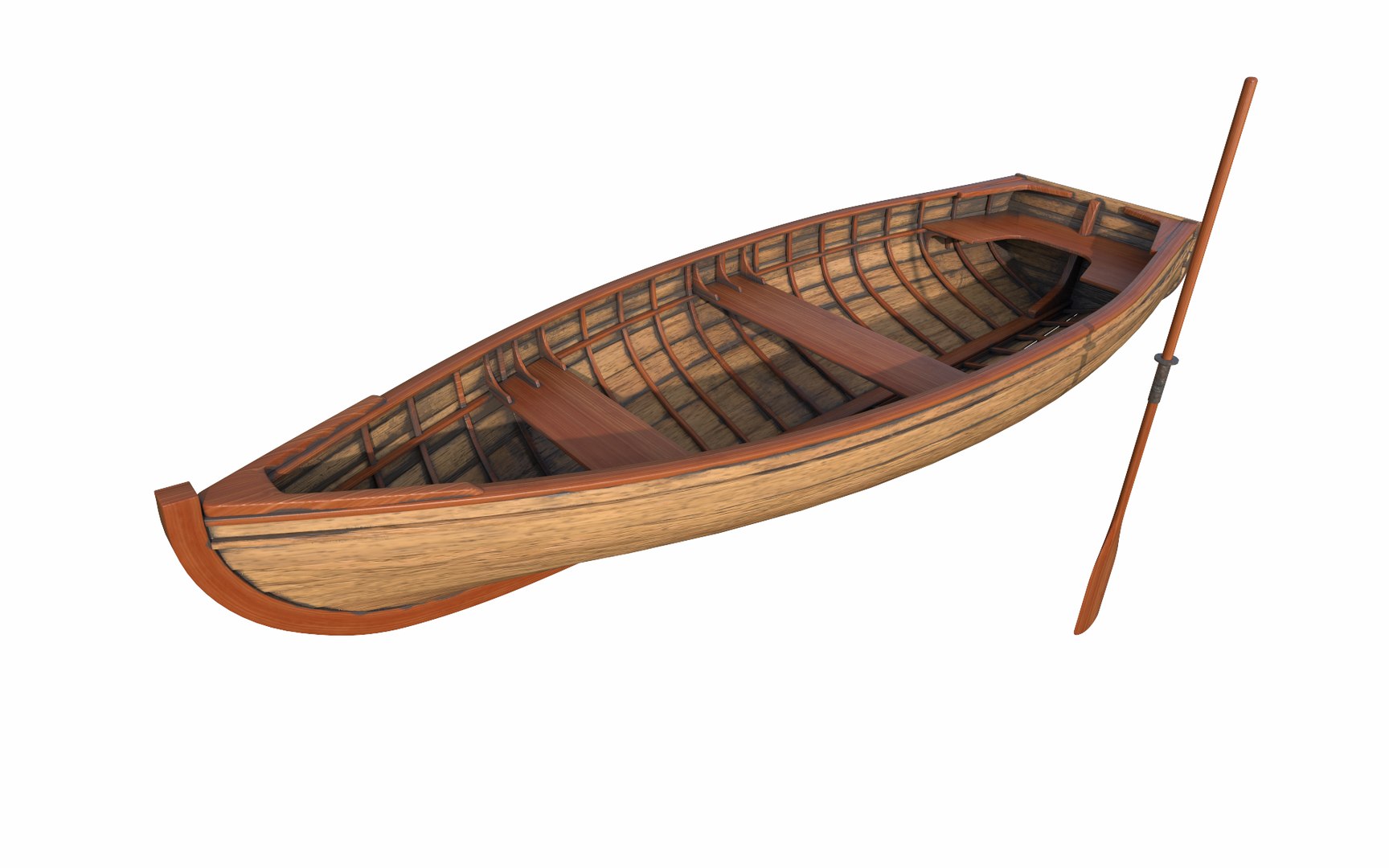 3D Model Rowing Boat - TurboSquid 2174519