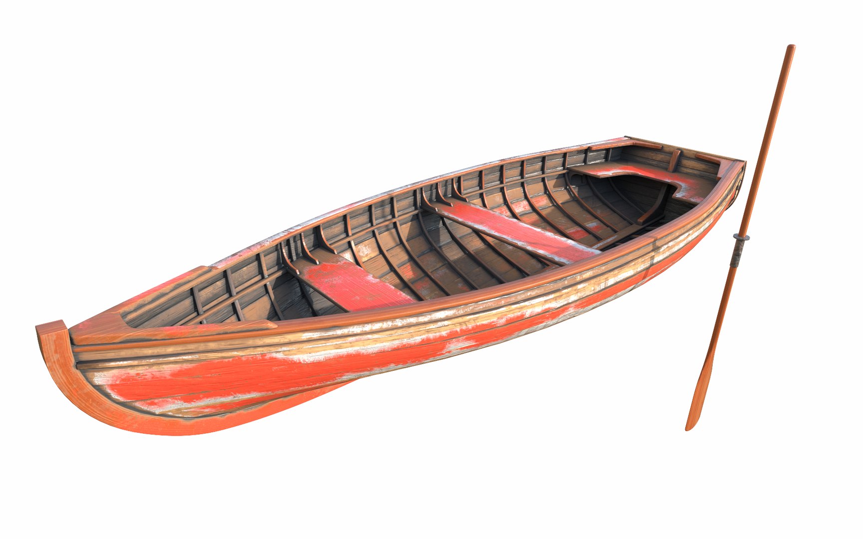 3D Model Rowing Boat - TurboSquid 2174519
