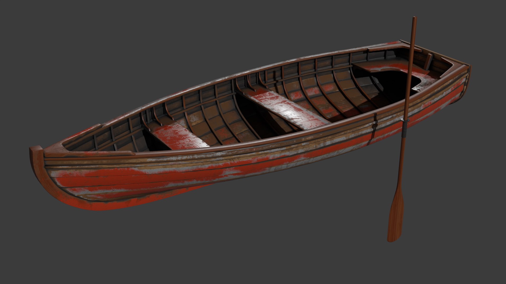 3D Model Rowing Boat - TurboSquid 2174519