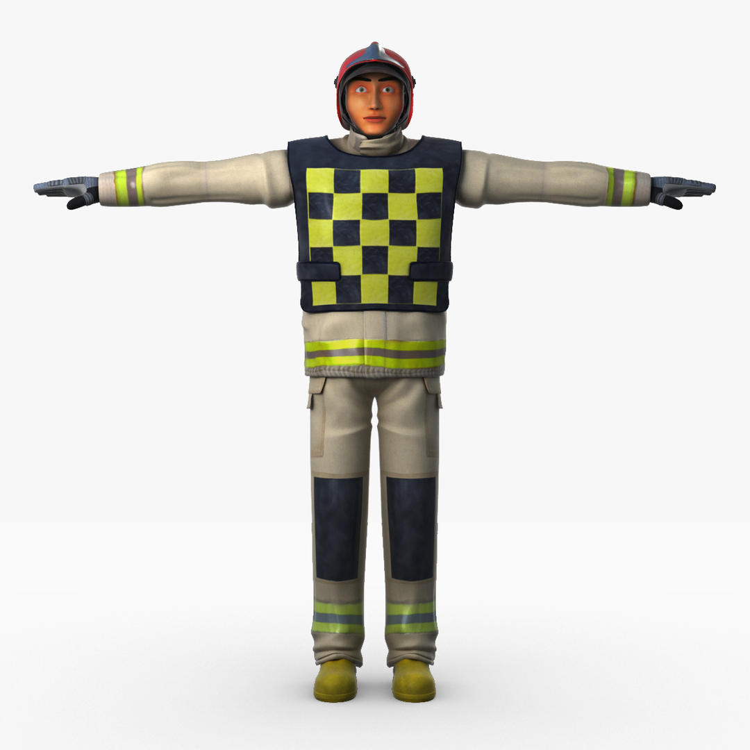 Firefighting pack 3D model - TurboSquid 1379786