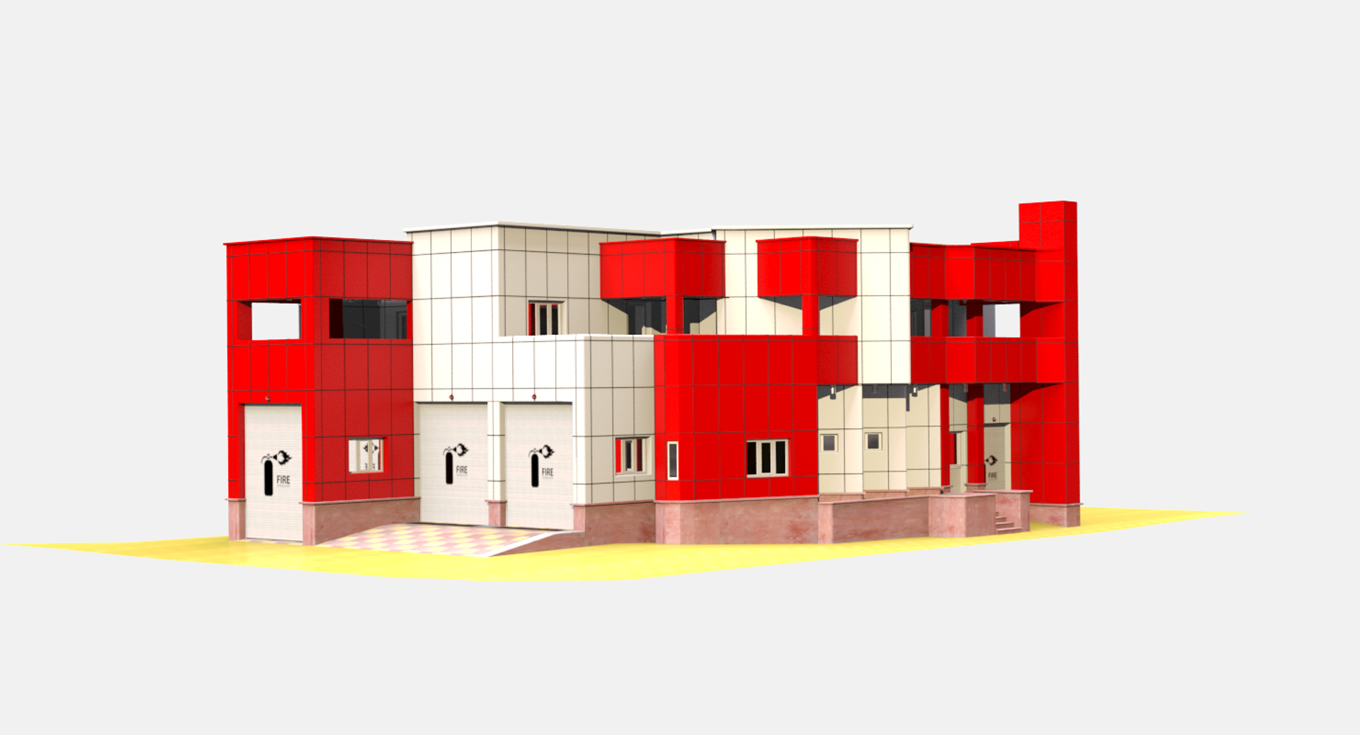 Firefighting pack 3D model - TurboSquid 1379786