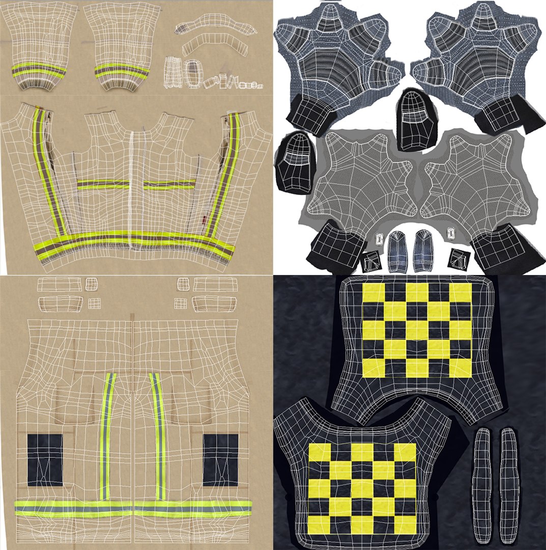 Firefighting pack 3D model - TurboSquid 1379786