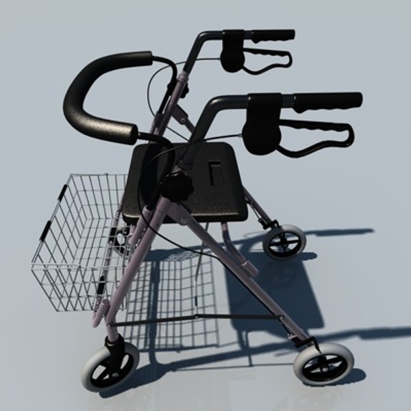 adult rollator 3d model