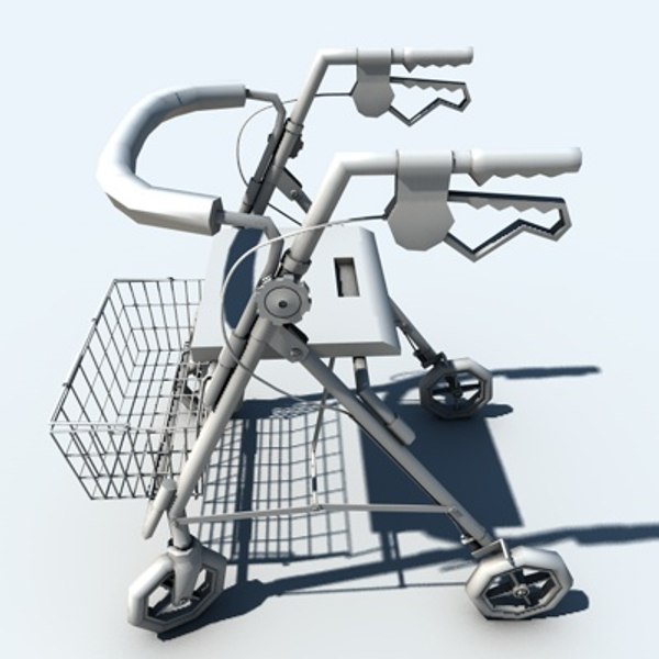 adult rollator 3d model