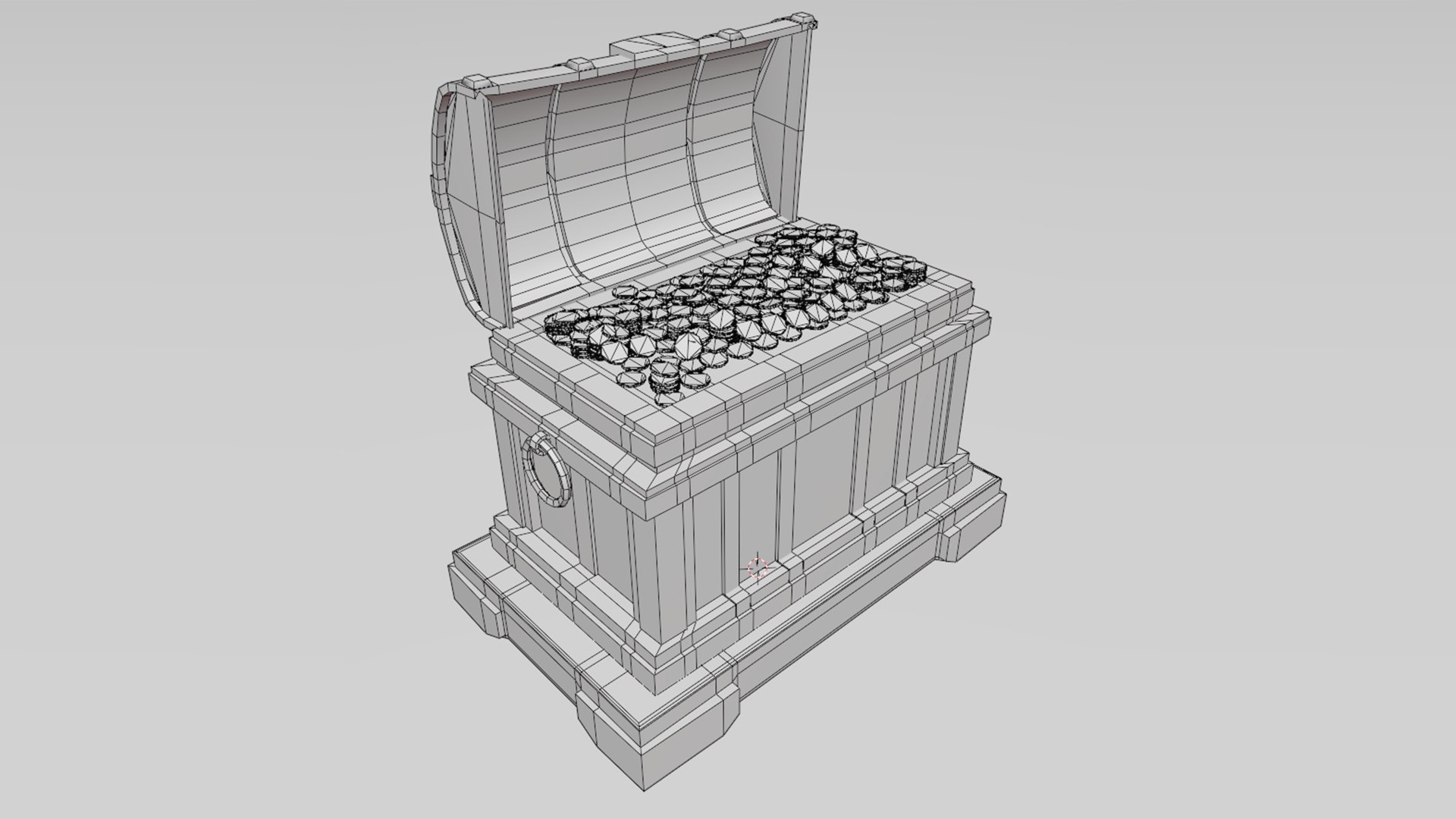 3D Old Wooden Treasure Box - TurboSquid 1973871