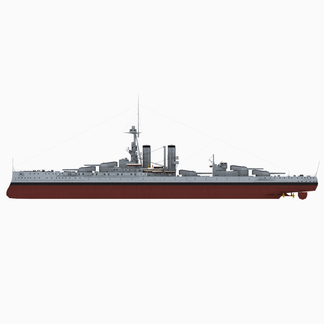 3D Battleship Iron Duke Class | 1143368 | TurboSquid