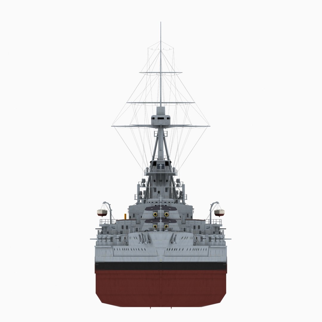 3D Battleship Iron Duke Class | 1143368 | TurboSquid