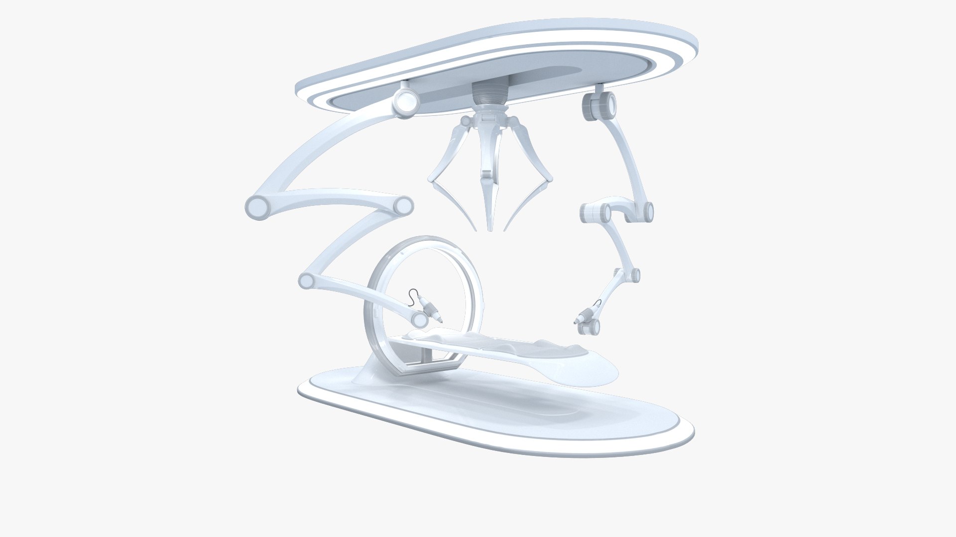 3D sci-fi futuristic medical equipment - TurboSquid 1629033