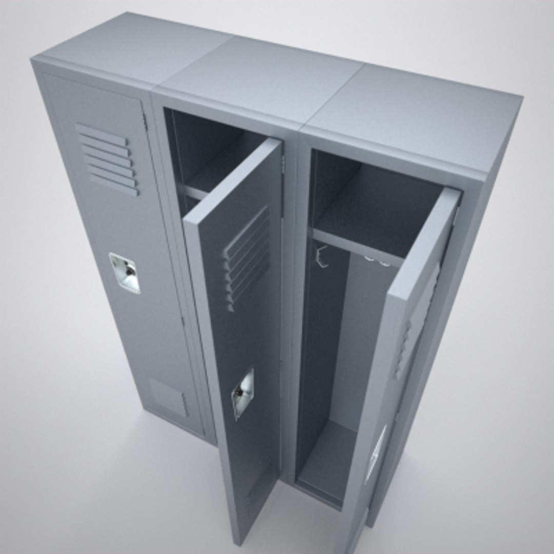 Modern Locker 3d Max