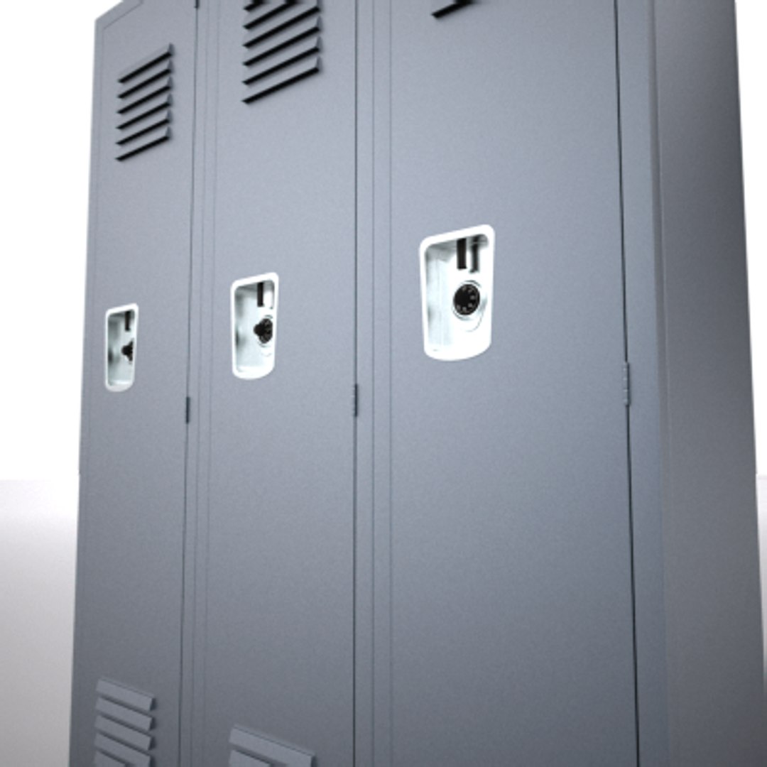 Modern Locker 3d Max