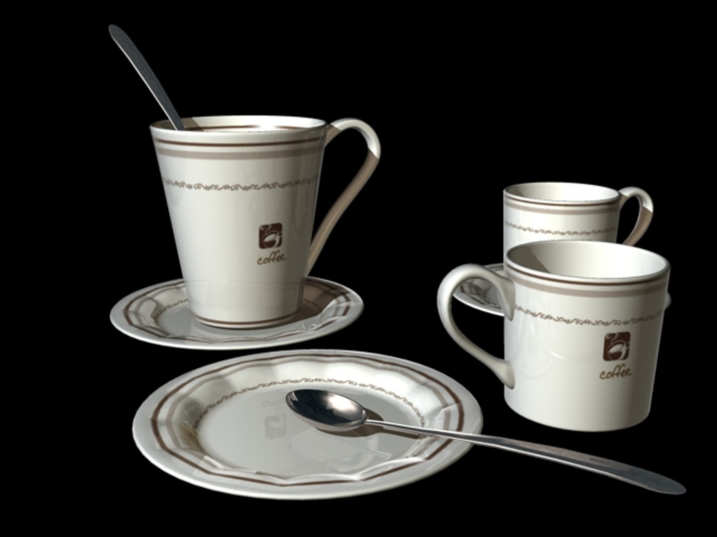 Coffee 3d Max