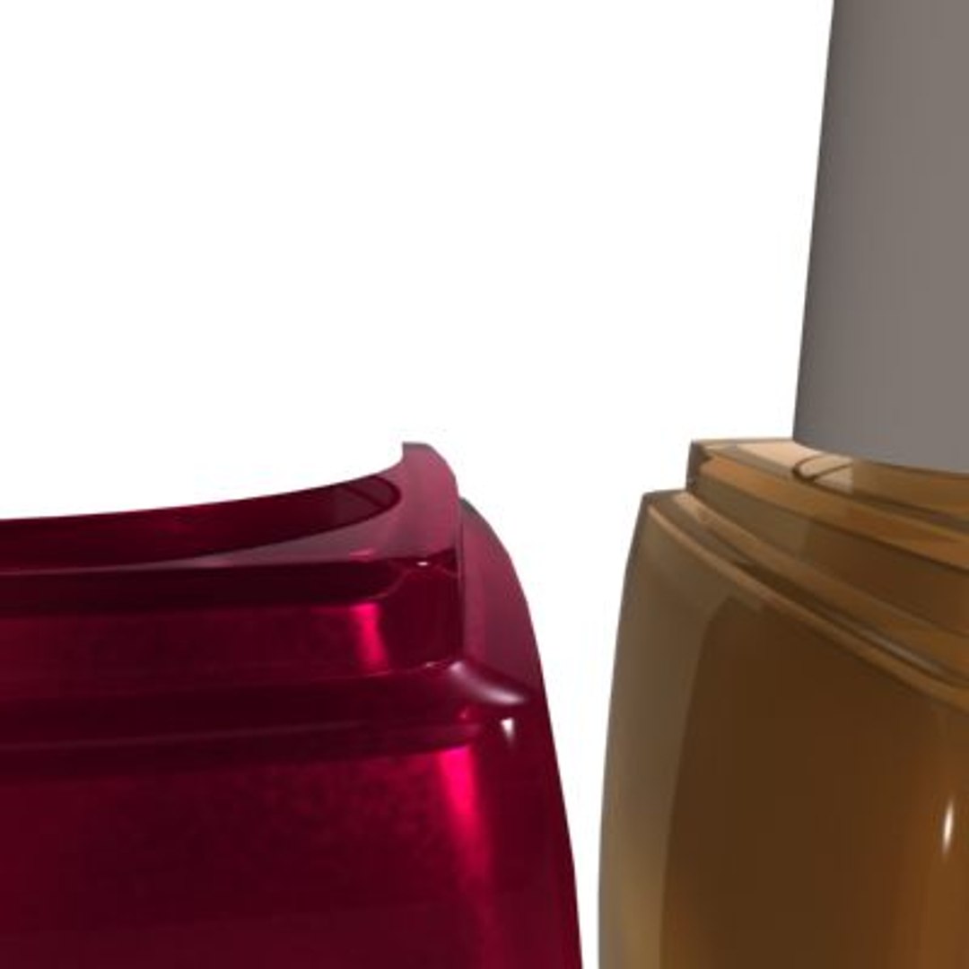 3d nailpolish nail model