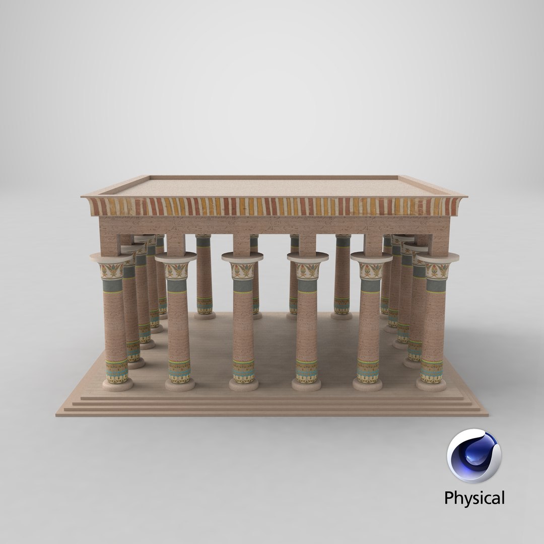 Ancient Egyptian Building 3D Model - TurboSquid 1252948