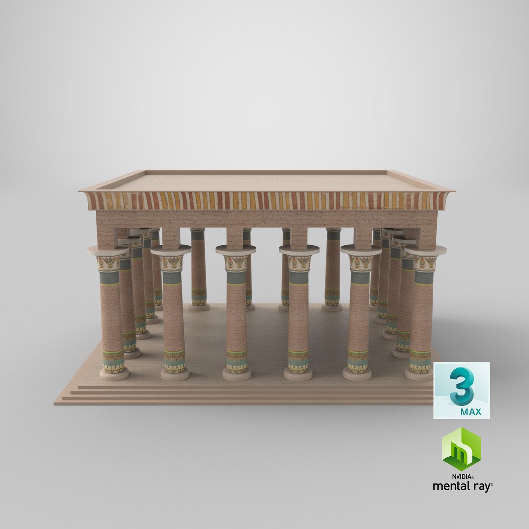 Ancient Egyptian Building 3D Model - TurboSquid 1252948