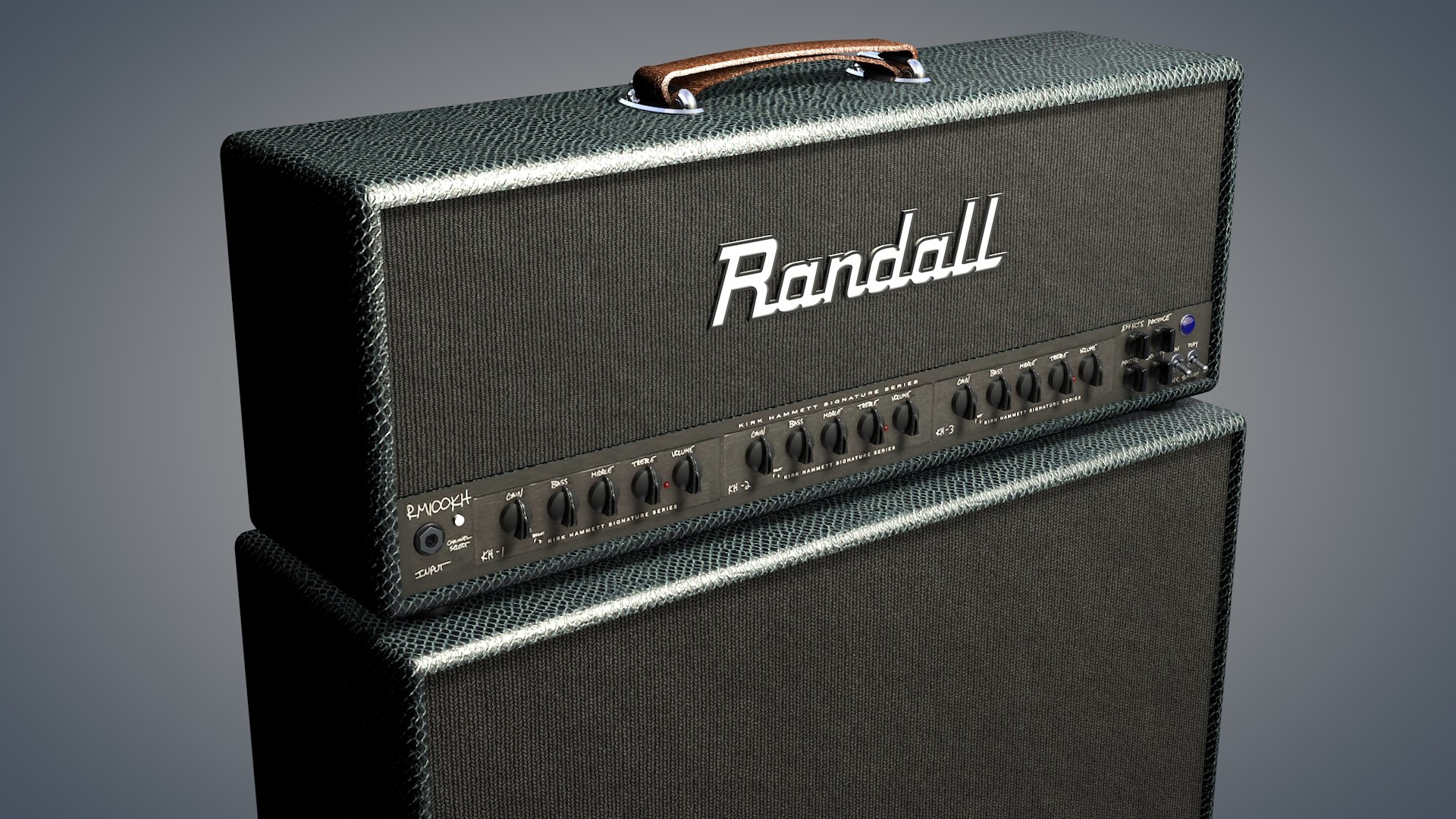 Randal Guitar Amp Kirk 3d Model