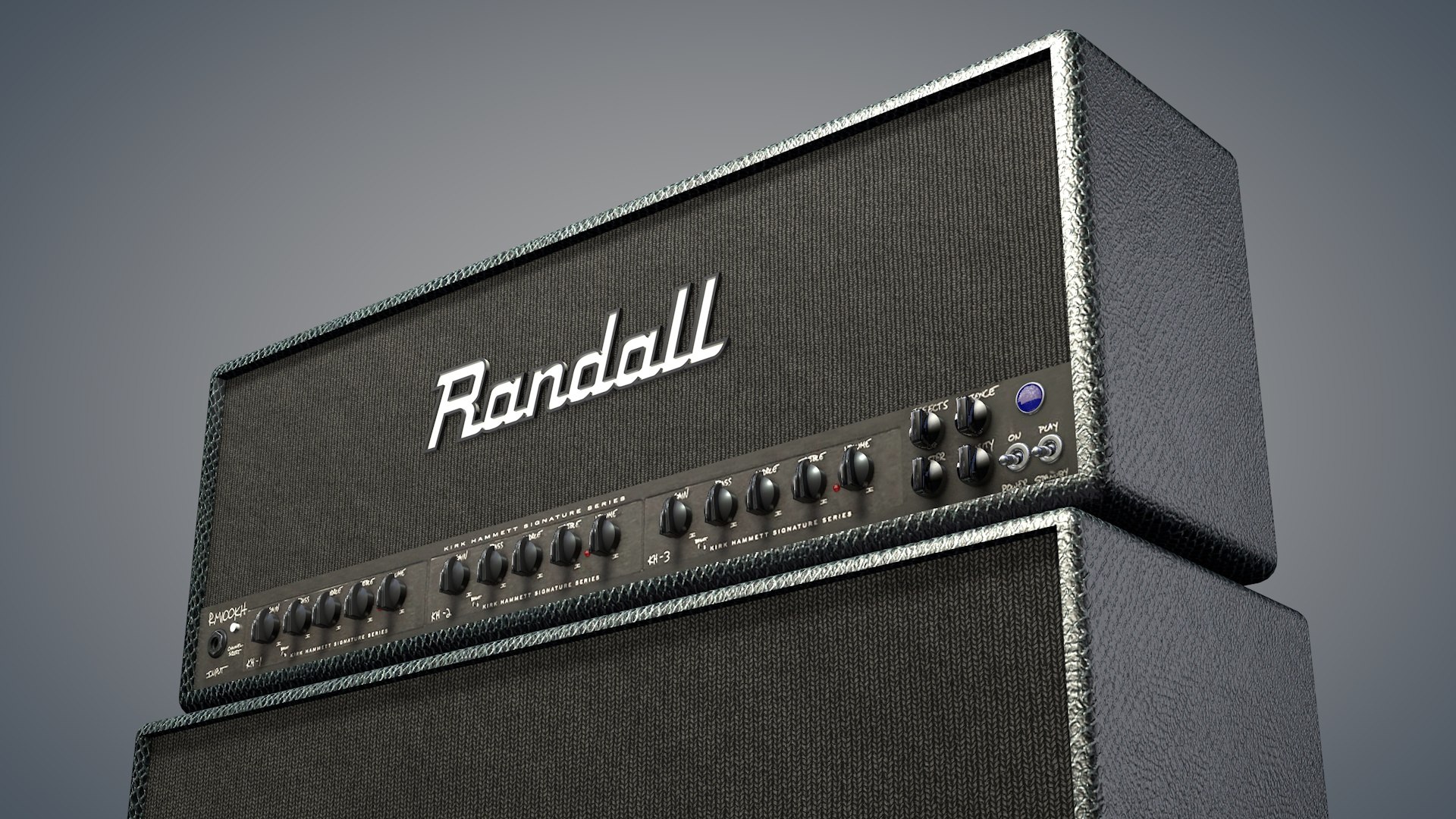 Randal Guitar Amp Kirk 3d Model