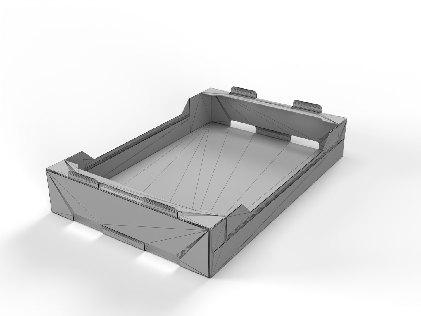 Cardboard Retail Display Tray For Product Packaging Merchandise 3D ...