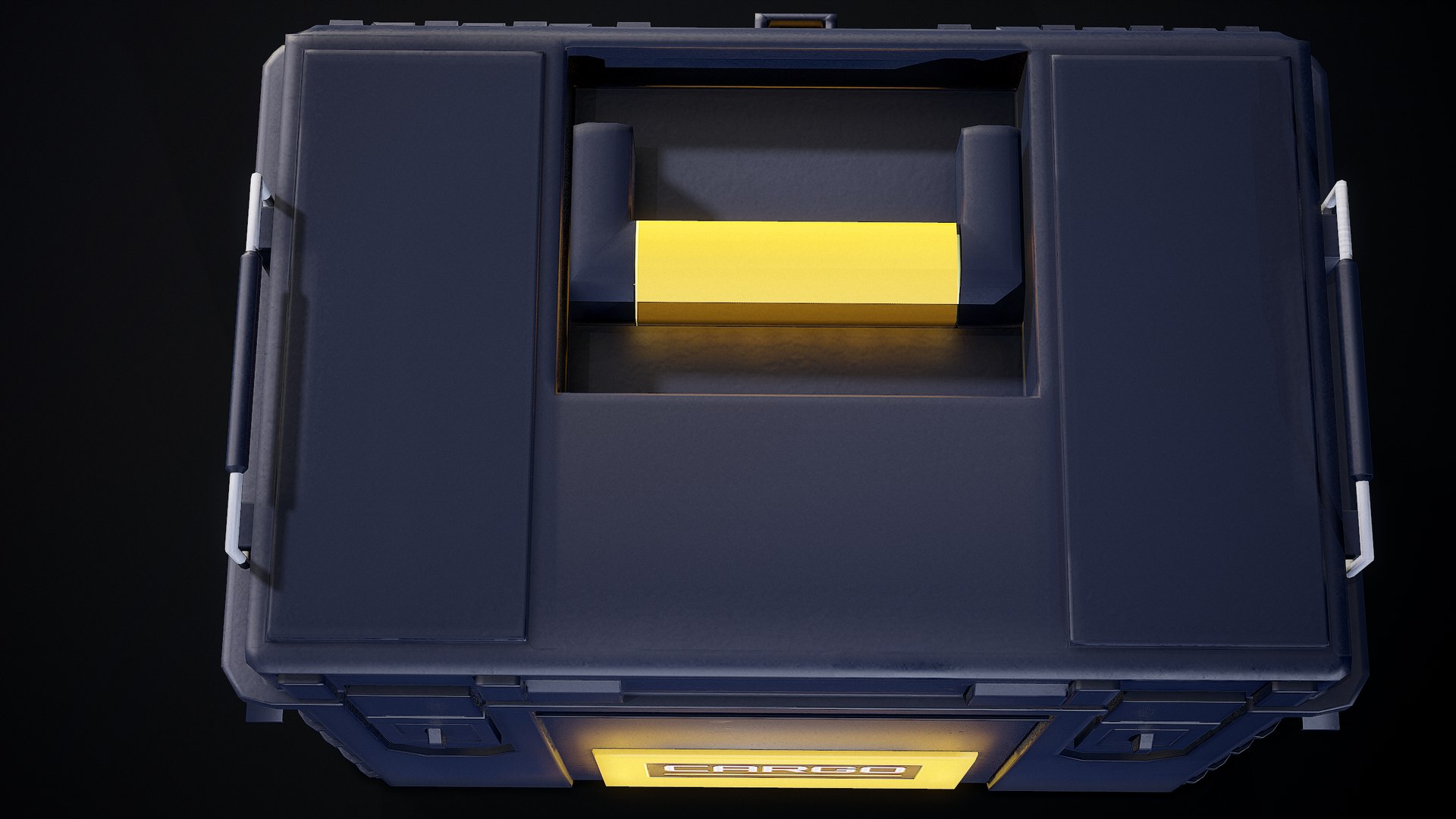 3D Medium Industrial Crate Contains Model - TurboSquid 1661827