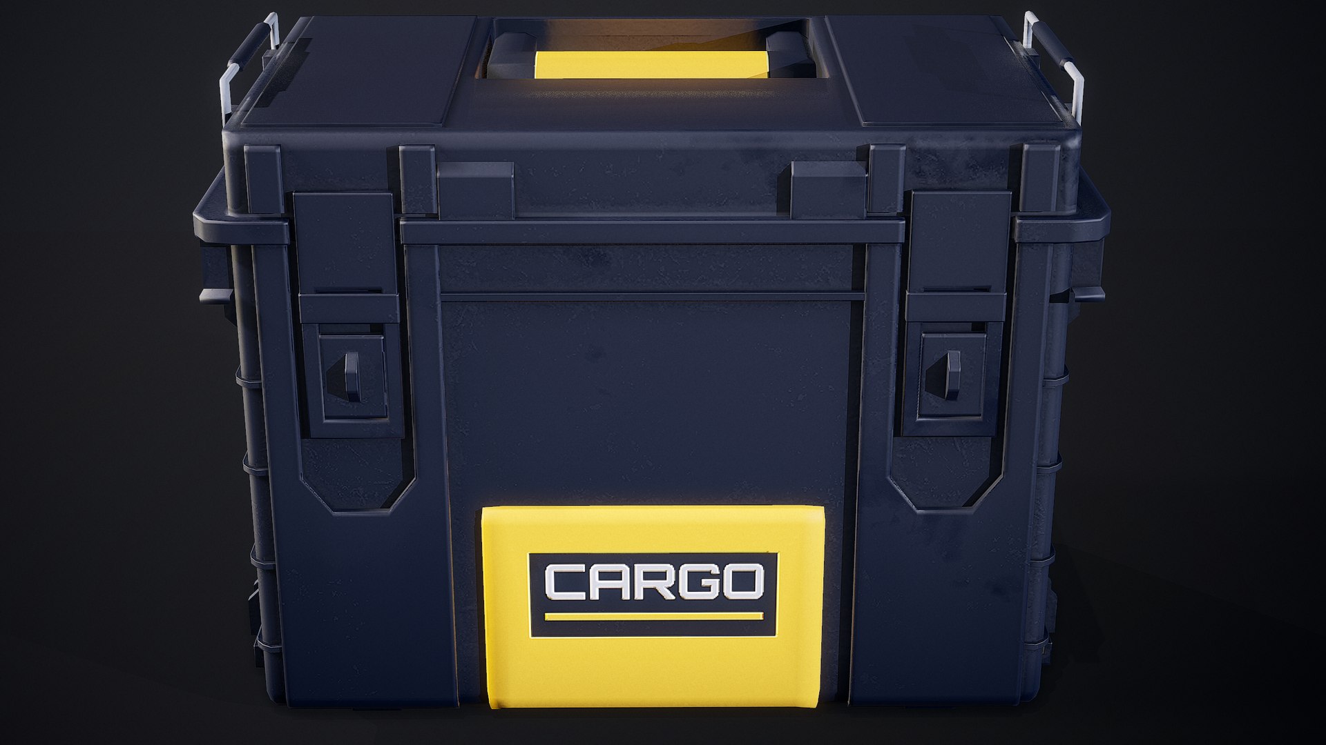 3D Medium Industrial Crate Contains Model - TurboSquid 1661827
