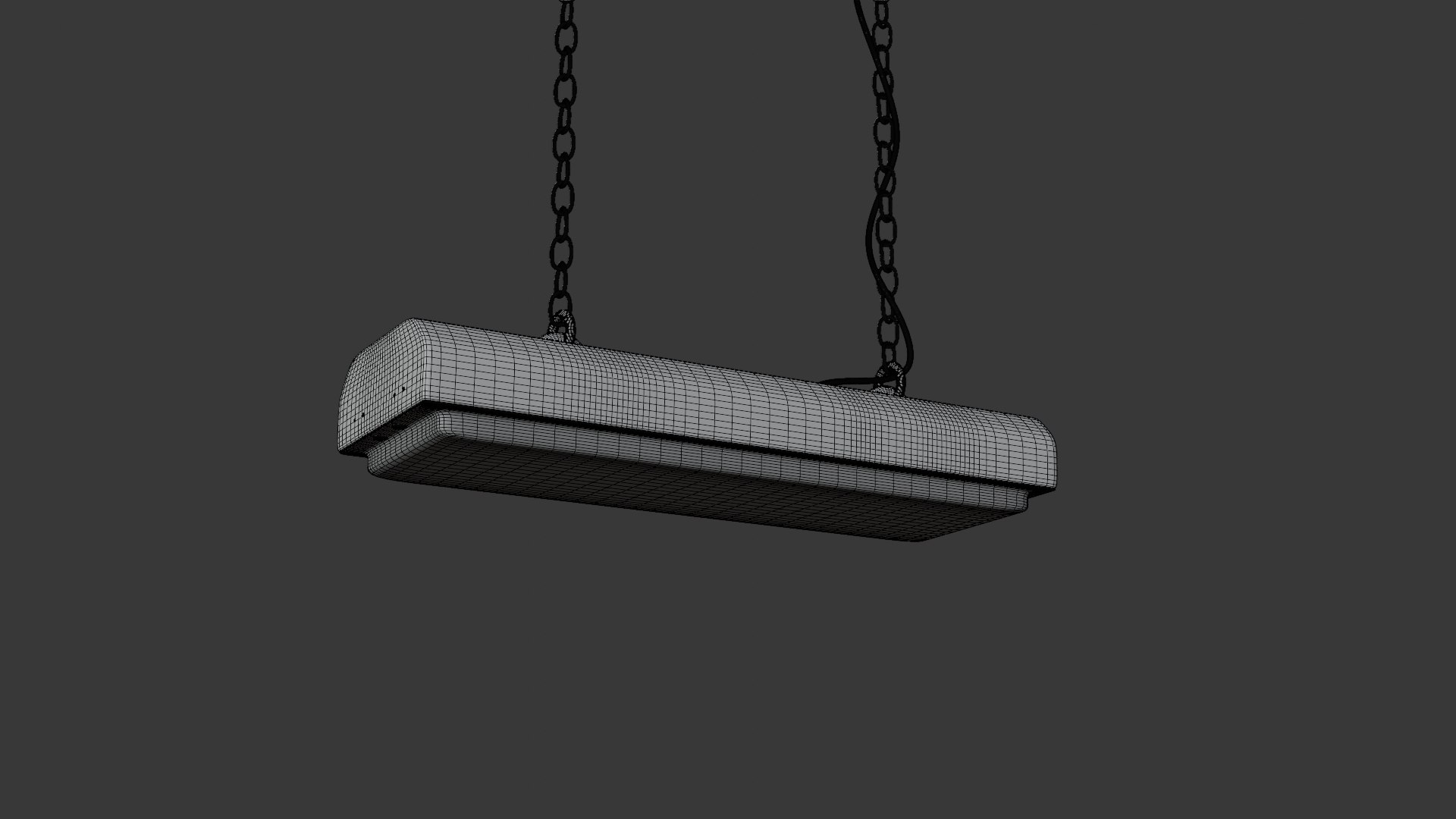 3D Hanging Fluorescent Light - TurboSquid 2391449