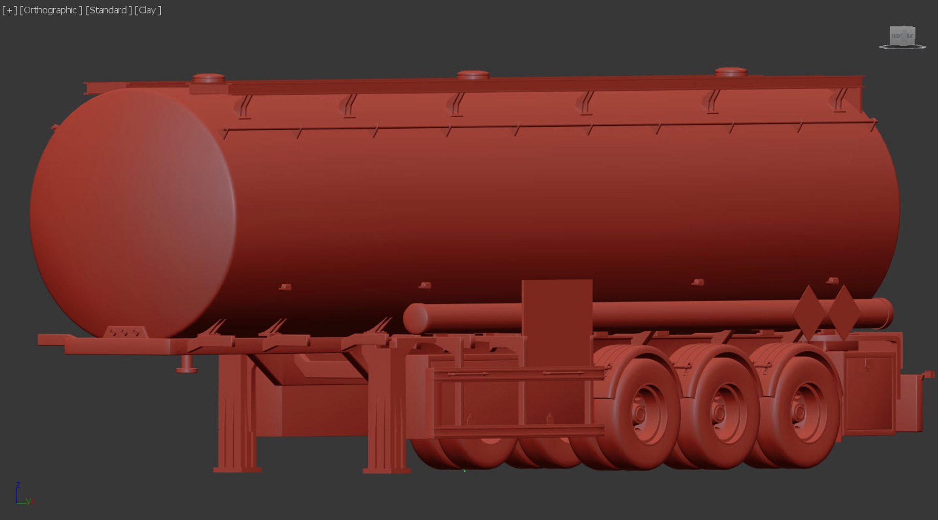 Petrol Tanker 3D Model - TurboSquid 1961735