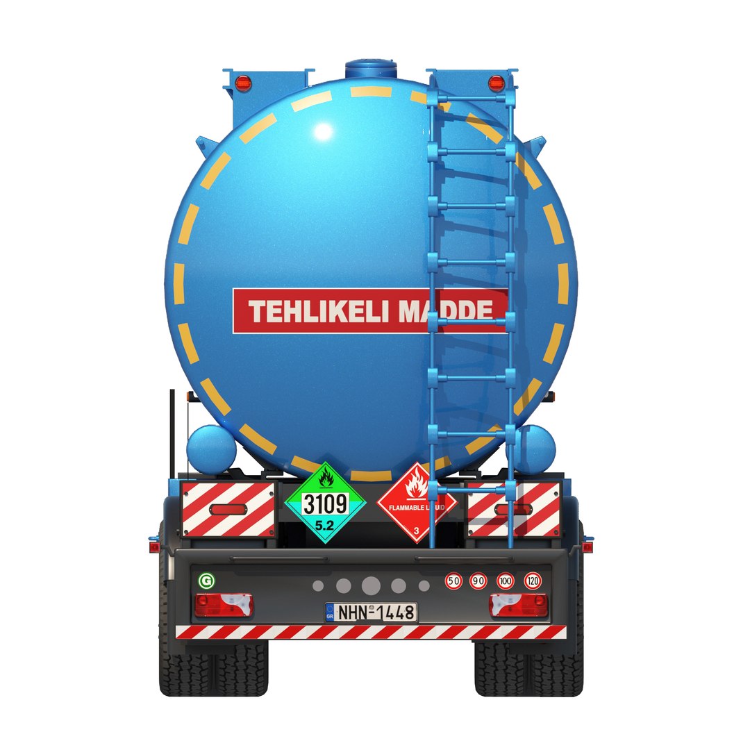 Petrol Tanker 3D Model - TurboSquid 1961735