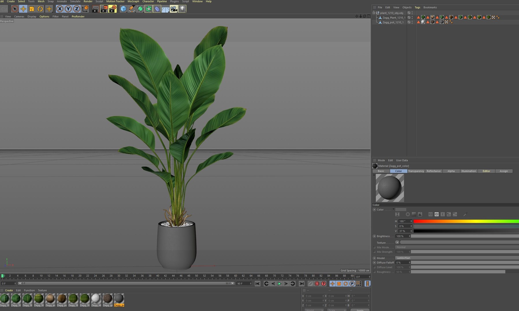 Plant 1210 3D Model - TurboSquid 2396601