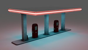 Download 3D Gas Station Blender Models - TurboSquid
