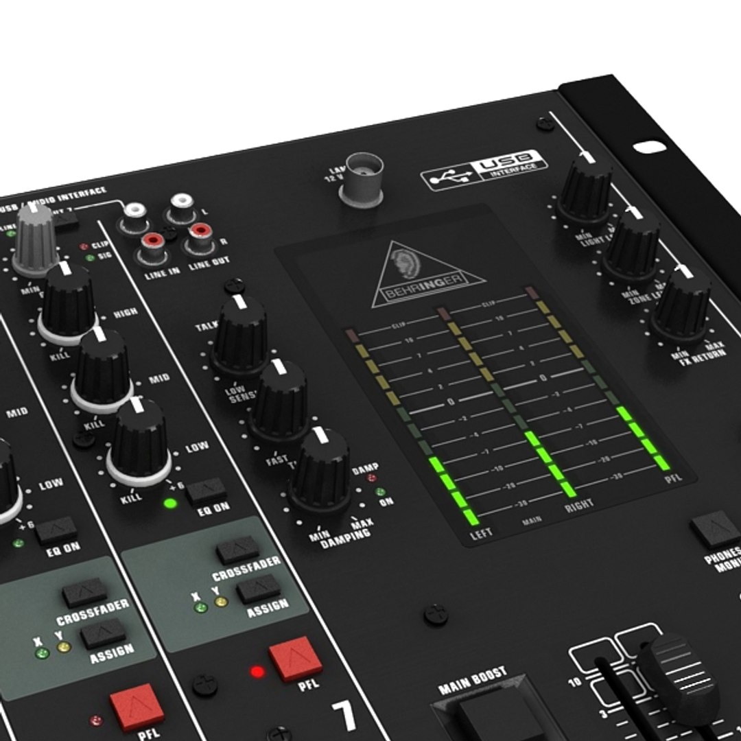 3d Behringer Dx 2000 Dj Mixer Model