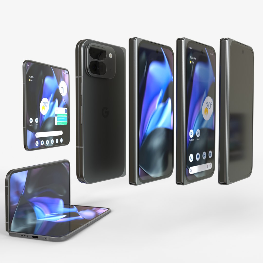 3D Pixel9profoldobsidianblend Model - TurboSquid 2271442