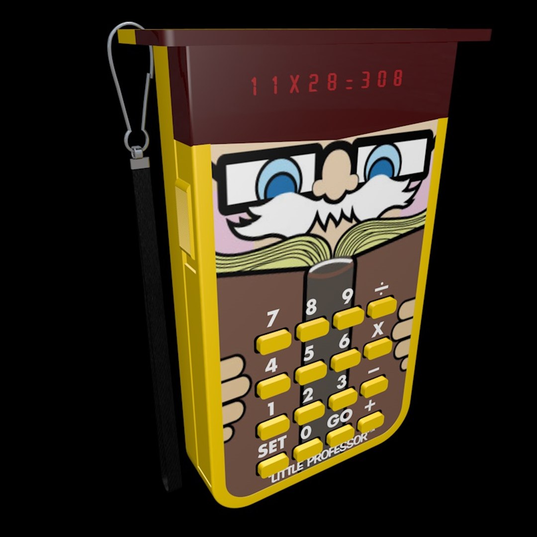3d Little Professor Model